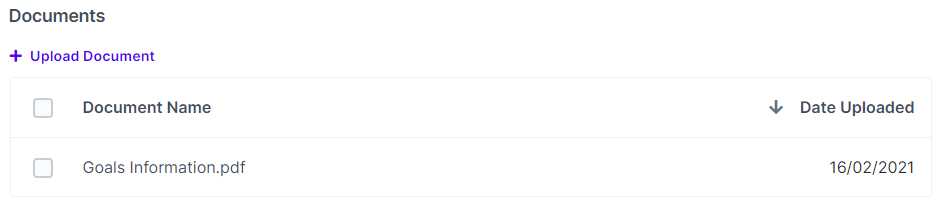 Adding a Document to a Goal – intelliHR Support Portal