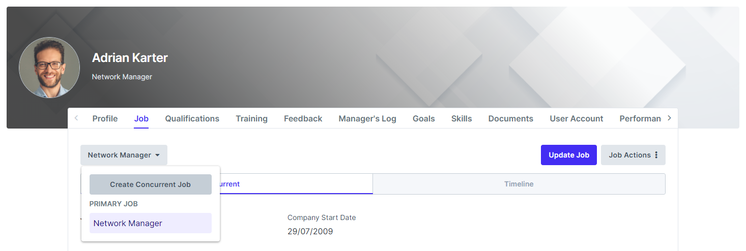 Creating and Ending Concurrent Jobs – intelliHR Support Portal