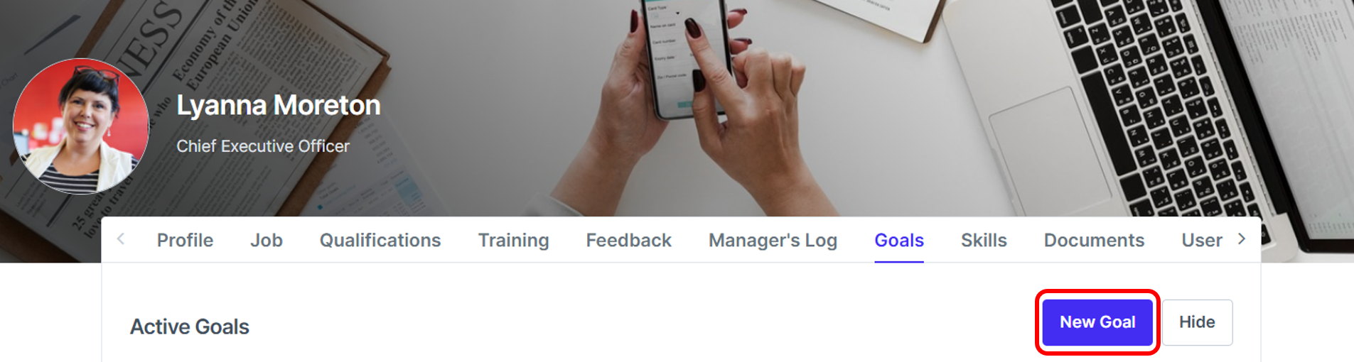 Creating and Editing Goals – intelliHR Support Portal