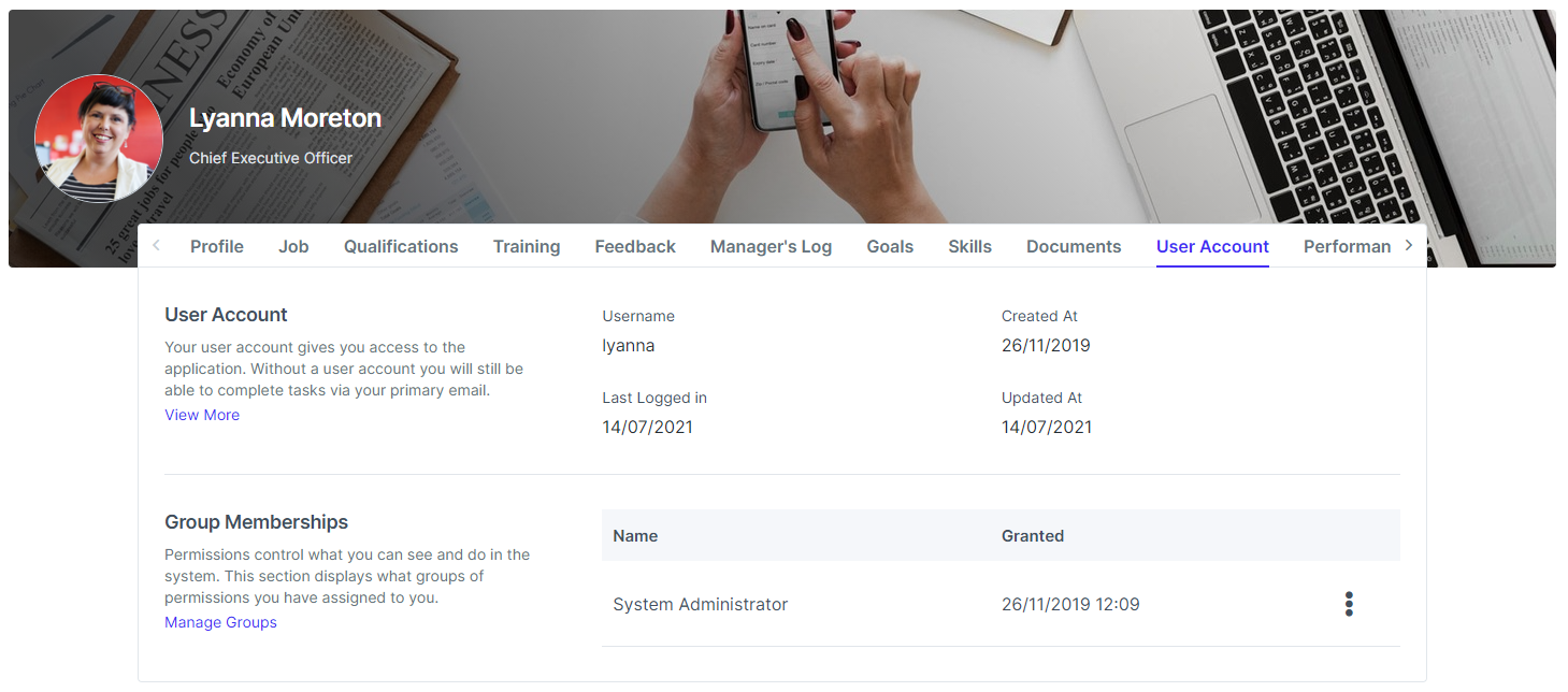 Managing User Accounts – intelliHR Support Portal