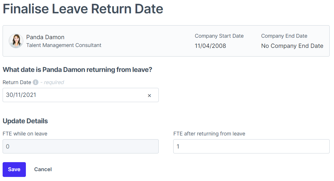 Managing Extended Leave – intelliHR Support Portal