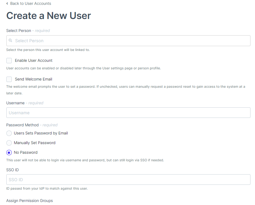 Creating User Accounts – intelliHR Support Portal