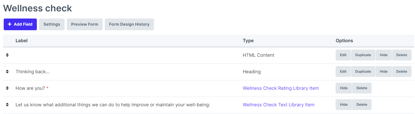 Create a Simple Wellness Check – intelliHR Support Portal