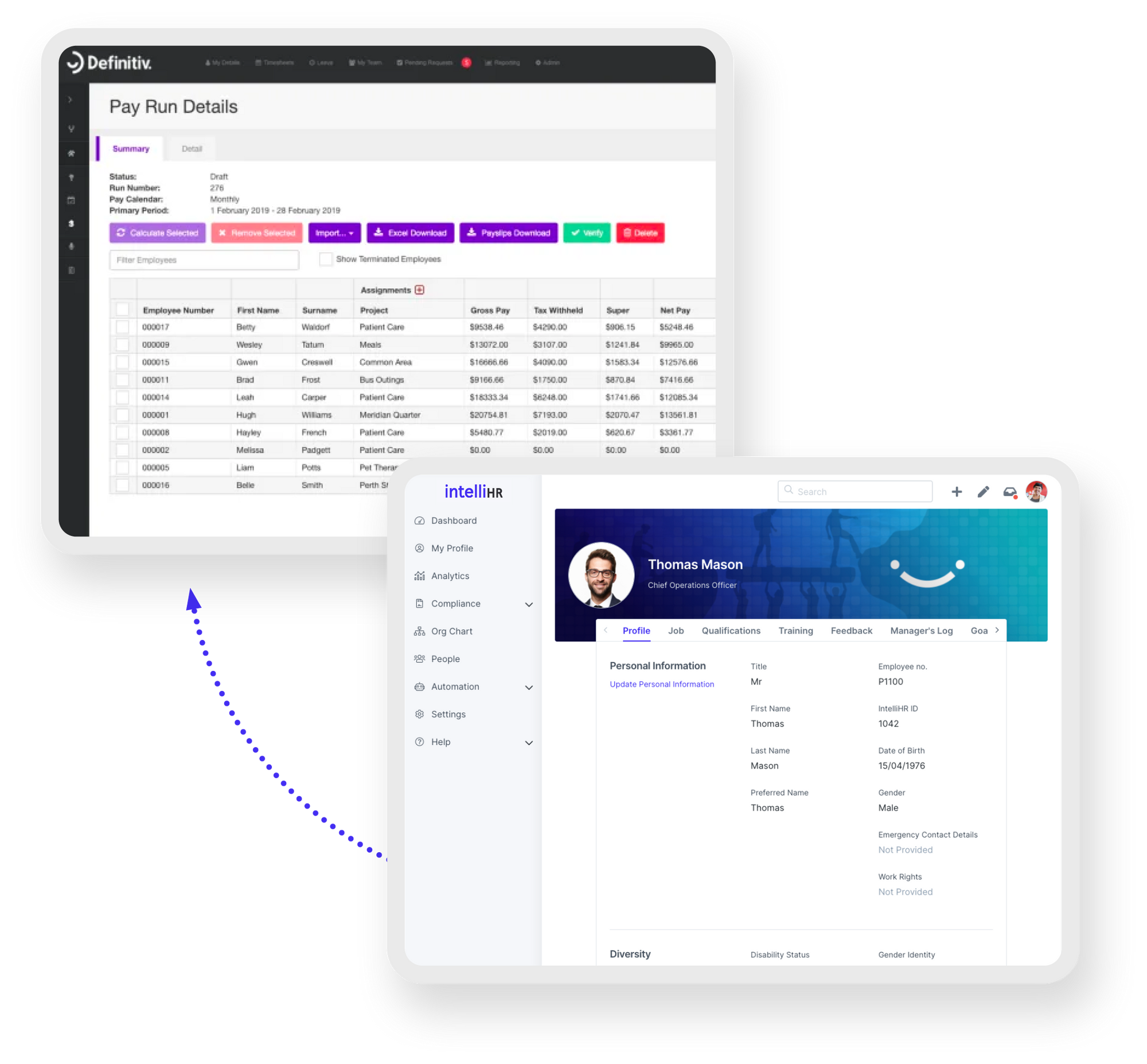 Definitiv: Custom Integration with intelliHR – intelliHR Support Portal